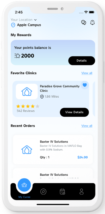The Curee - Medspa's and IV Clinics Free Booking App